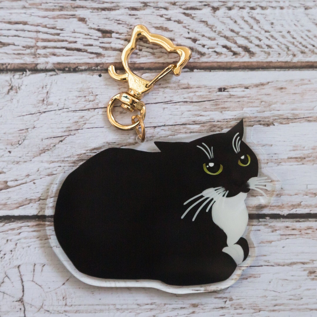 Maxwell Dingus Carryable Cat SINGLE-SIDED Acrylic Charm Keyring ...