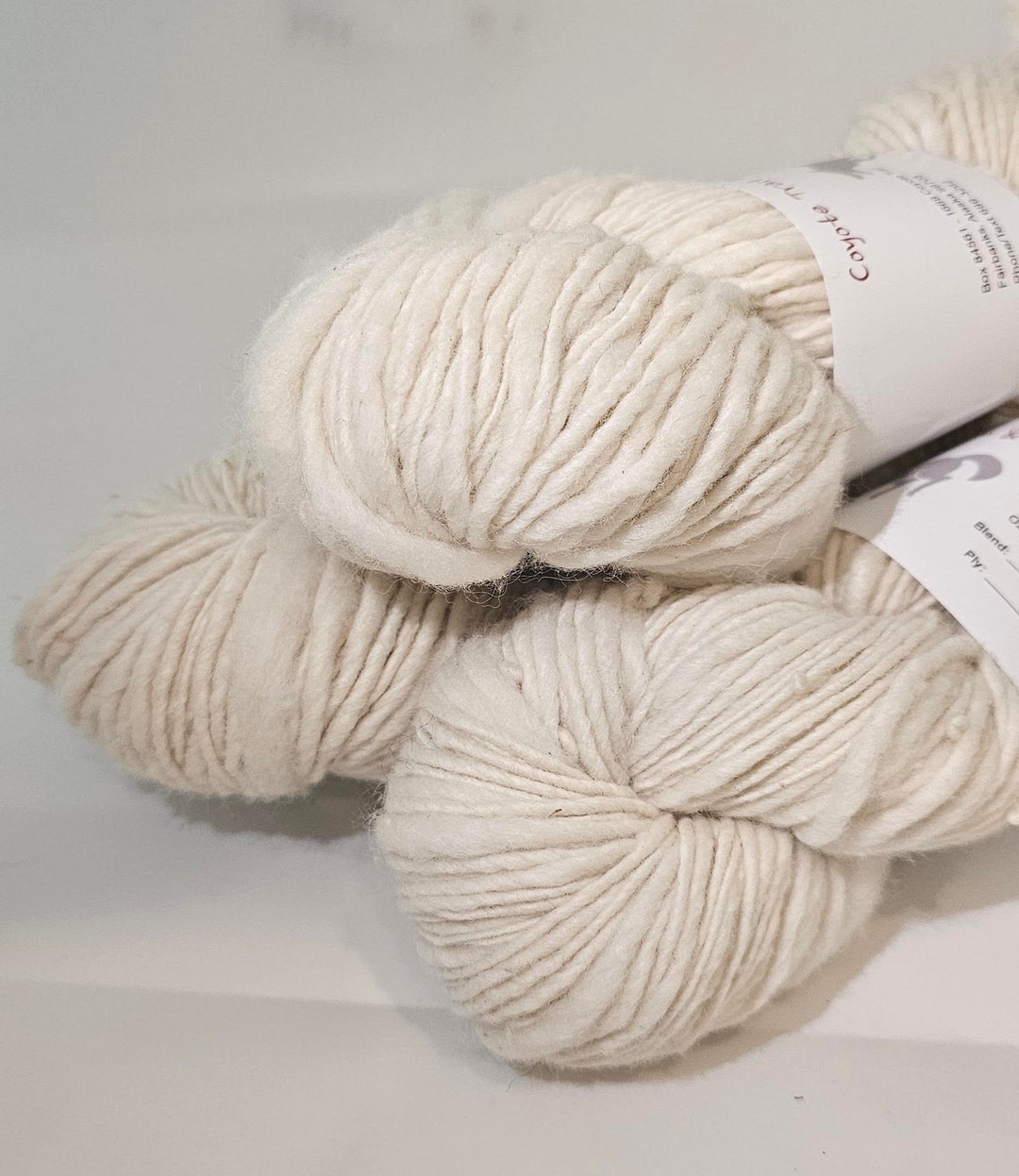 Chernofski Harbor Sheep 50% , Raw Merino 50per. blanks/130yds/3oz/1ply ...