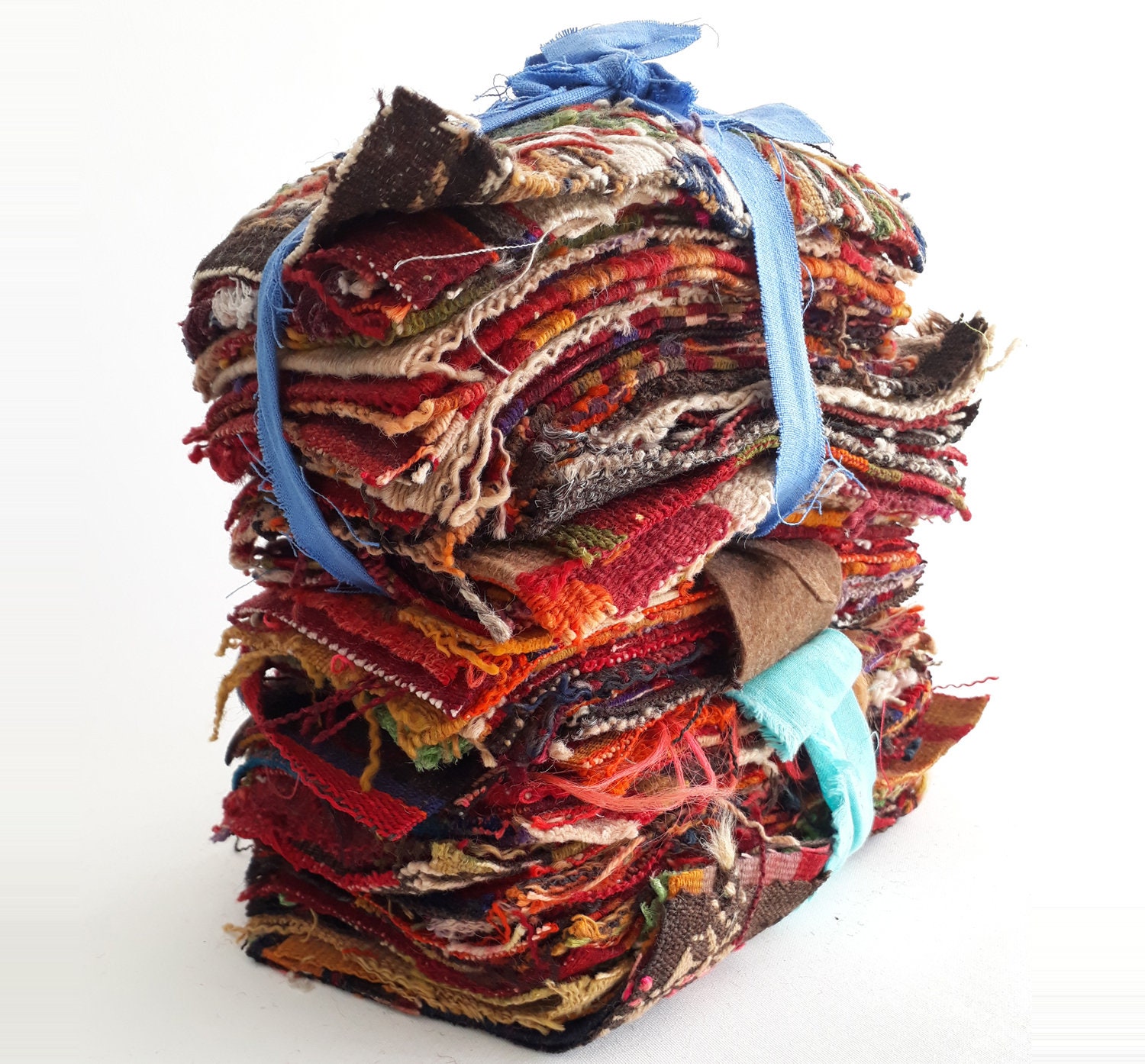 500 Gr Hand Woven Natural Wool Fabric Remnants Kilim Scraps - Etsy