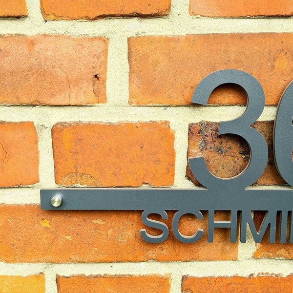 Hausnummer modern - Etsy.de