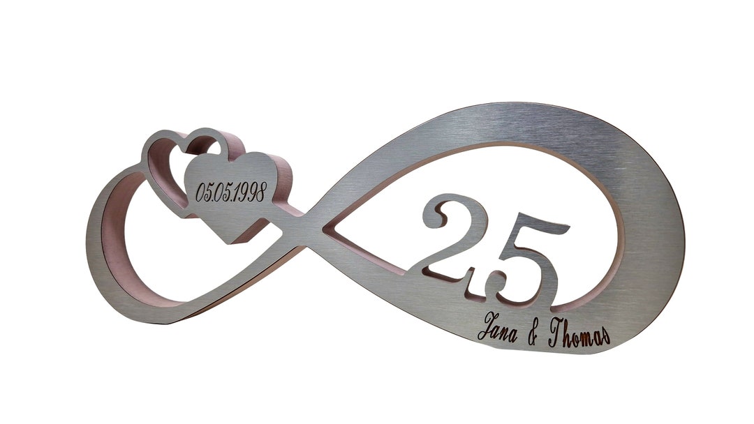 Endless Loop Silver Wedding Anniversary | 25th Wedding Anniversary ...