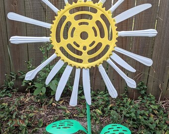 Upcycled metal art | Etsy