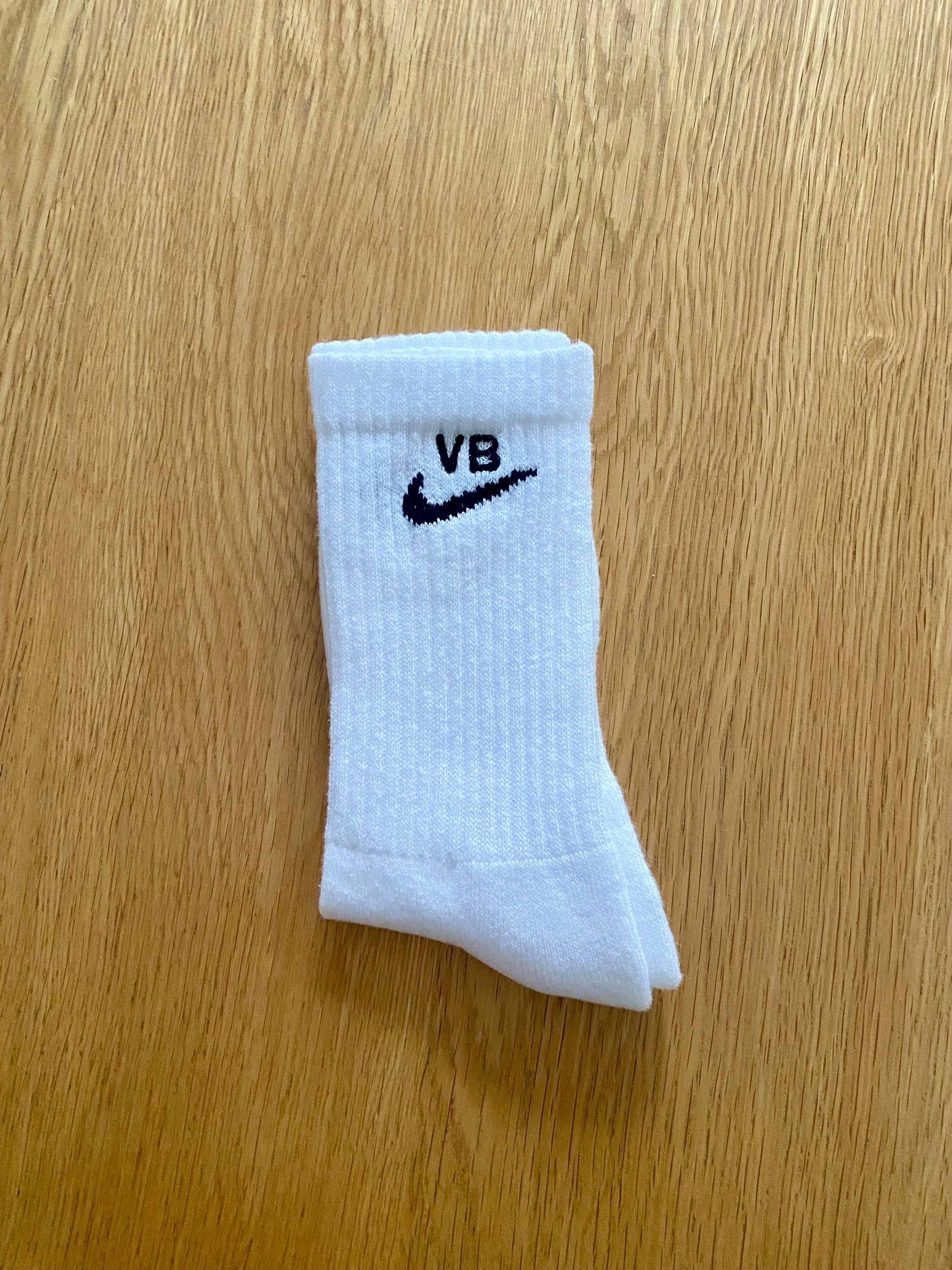 Personalised Nike Socks Initials - Etsy UK