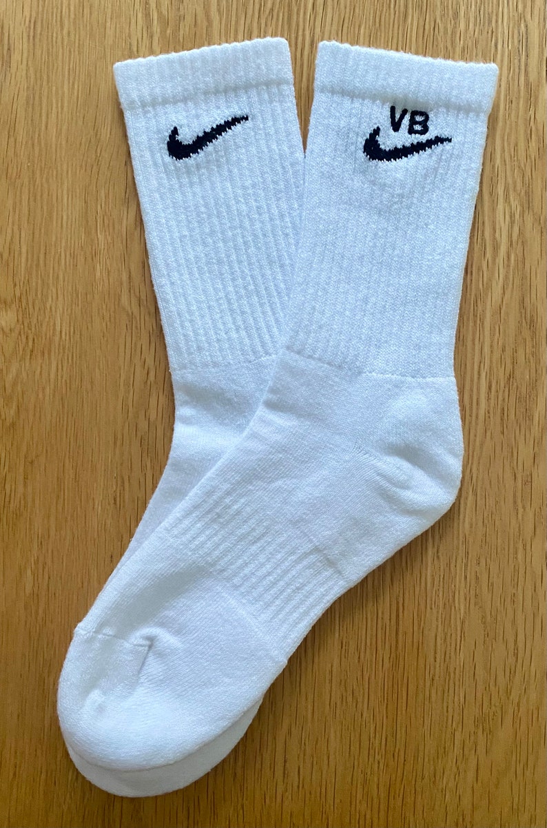 Personalised Nike Socks Initials - Etsy UK
