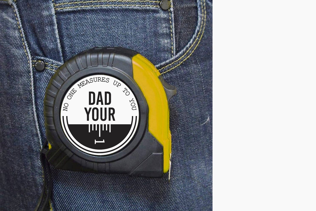 Best Dad Ever Tape Measure, Number One Dad, Fathers Day Gifts, Tape ...