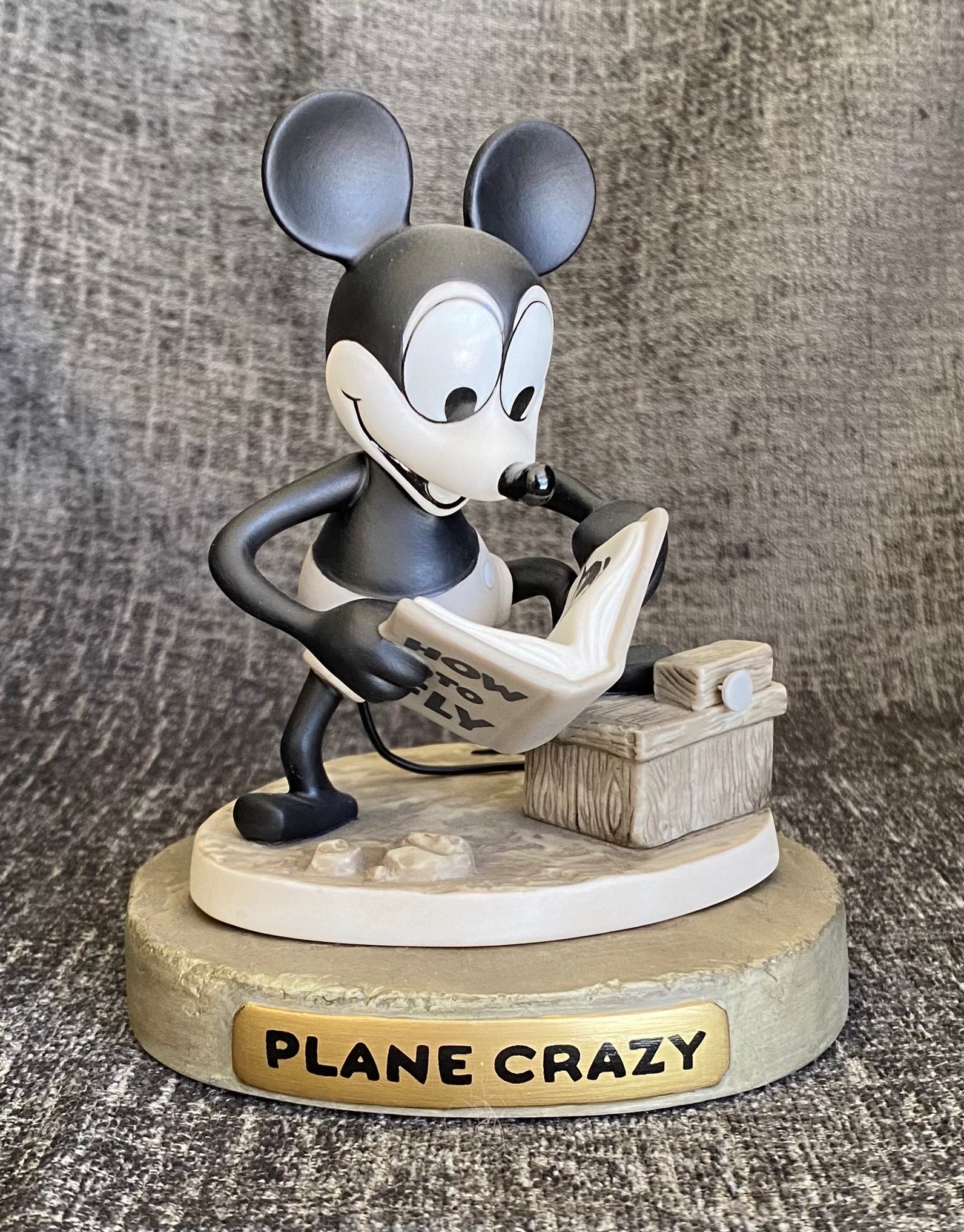 Mickey Mouse Plane Crazy Poster