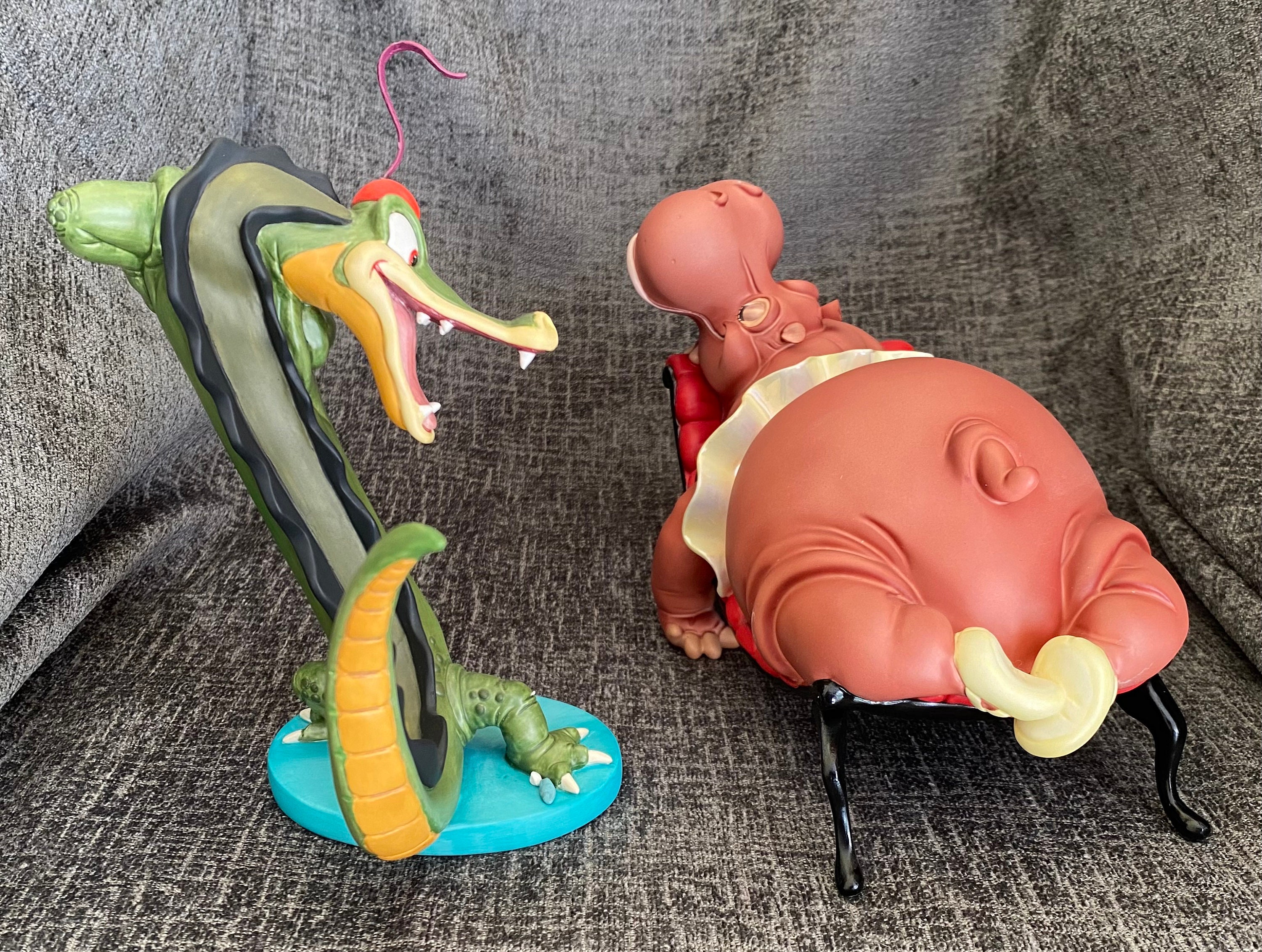 Walt Disney Classic Collectors Hyacinth Hippo and Ben Ali Gator From ...