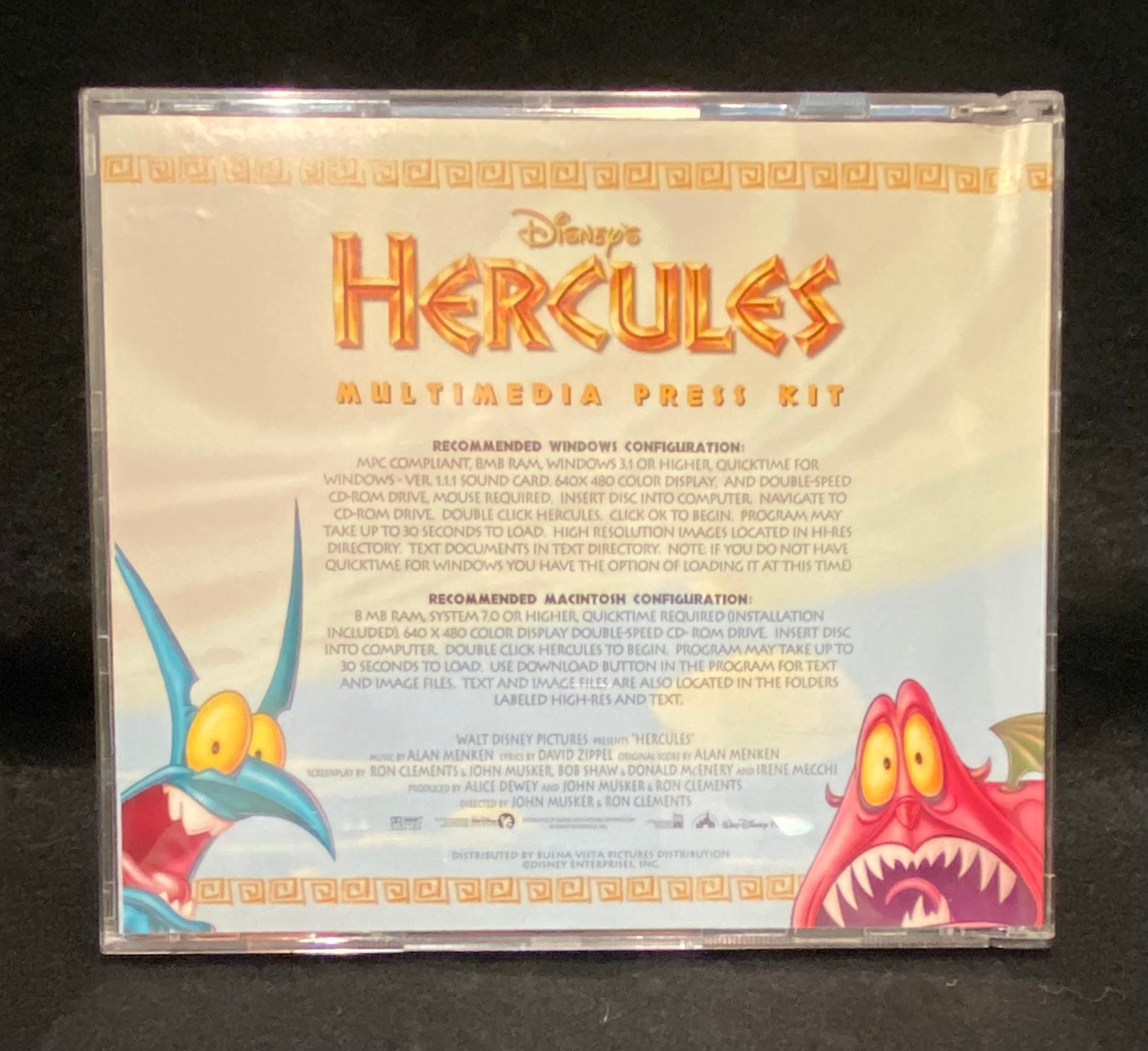 Hercules Disney Multimedia CD-ROM Press Kit - Etsy