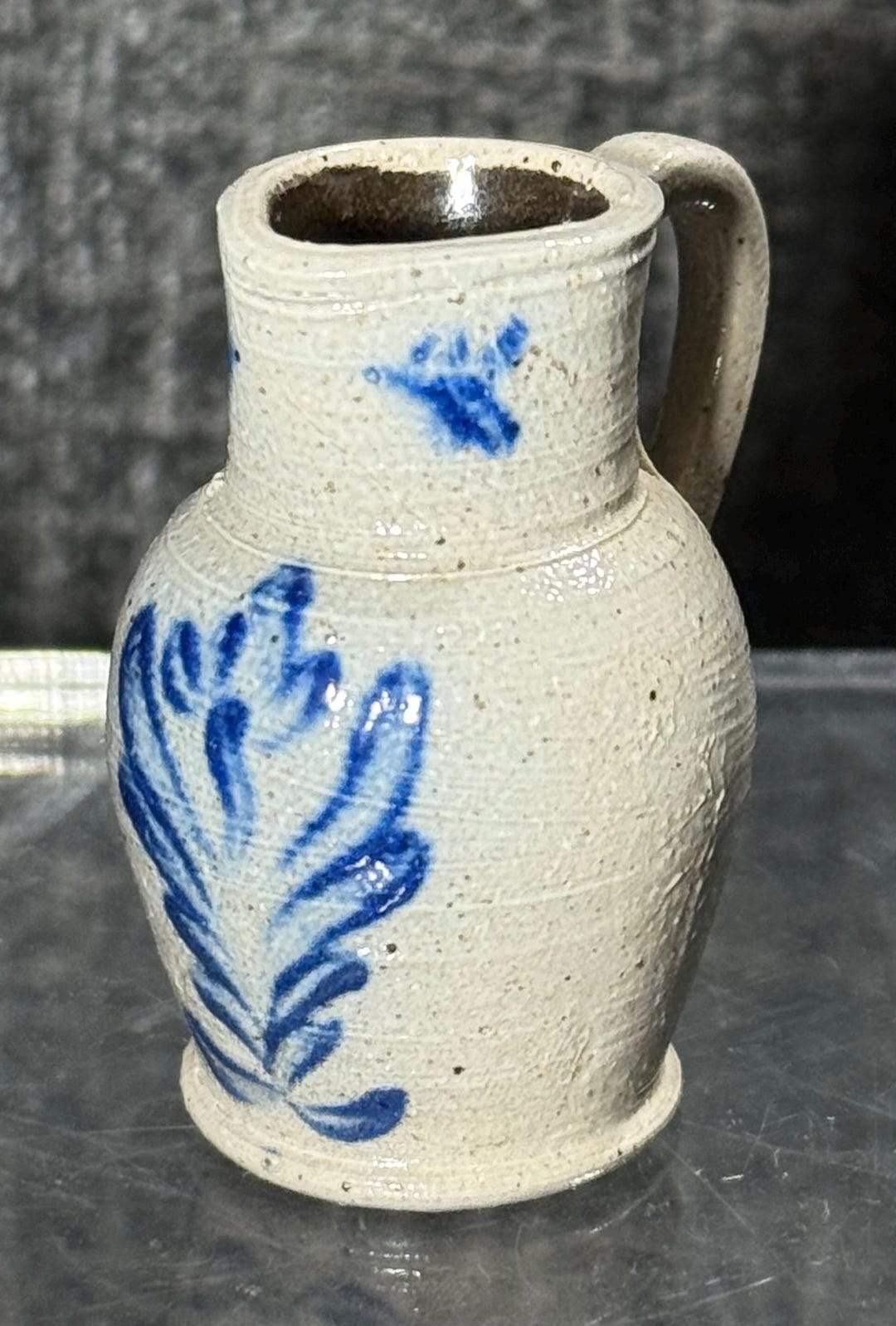 Salt Glaze Pitcher by Rowe Pottery Works Dollhouse Miniature 1992 - Etsy