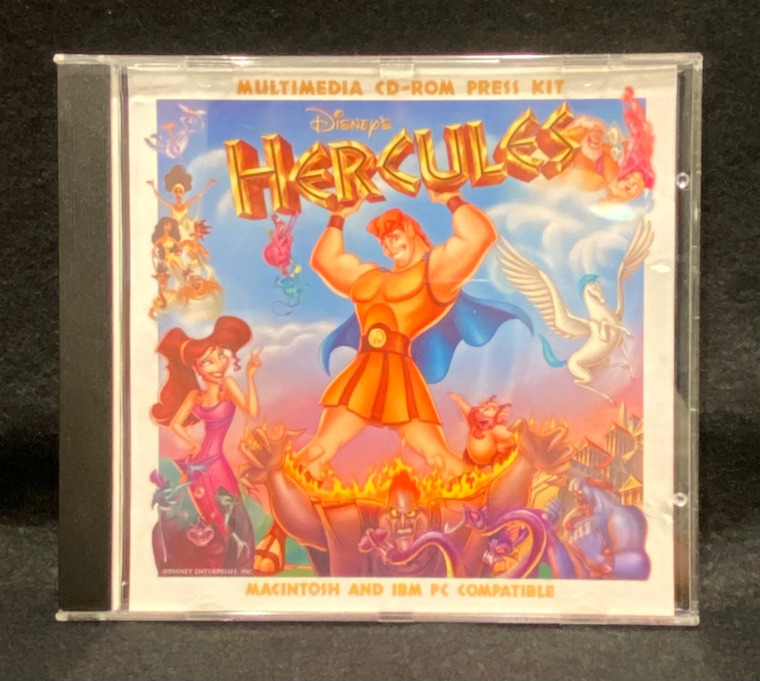 Hercules Disney Multimedia CD-ROM Press Kit - Etsy