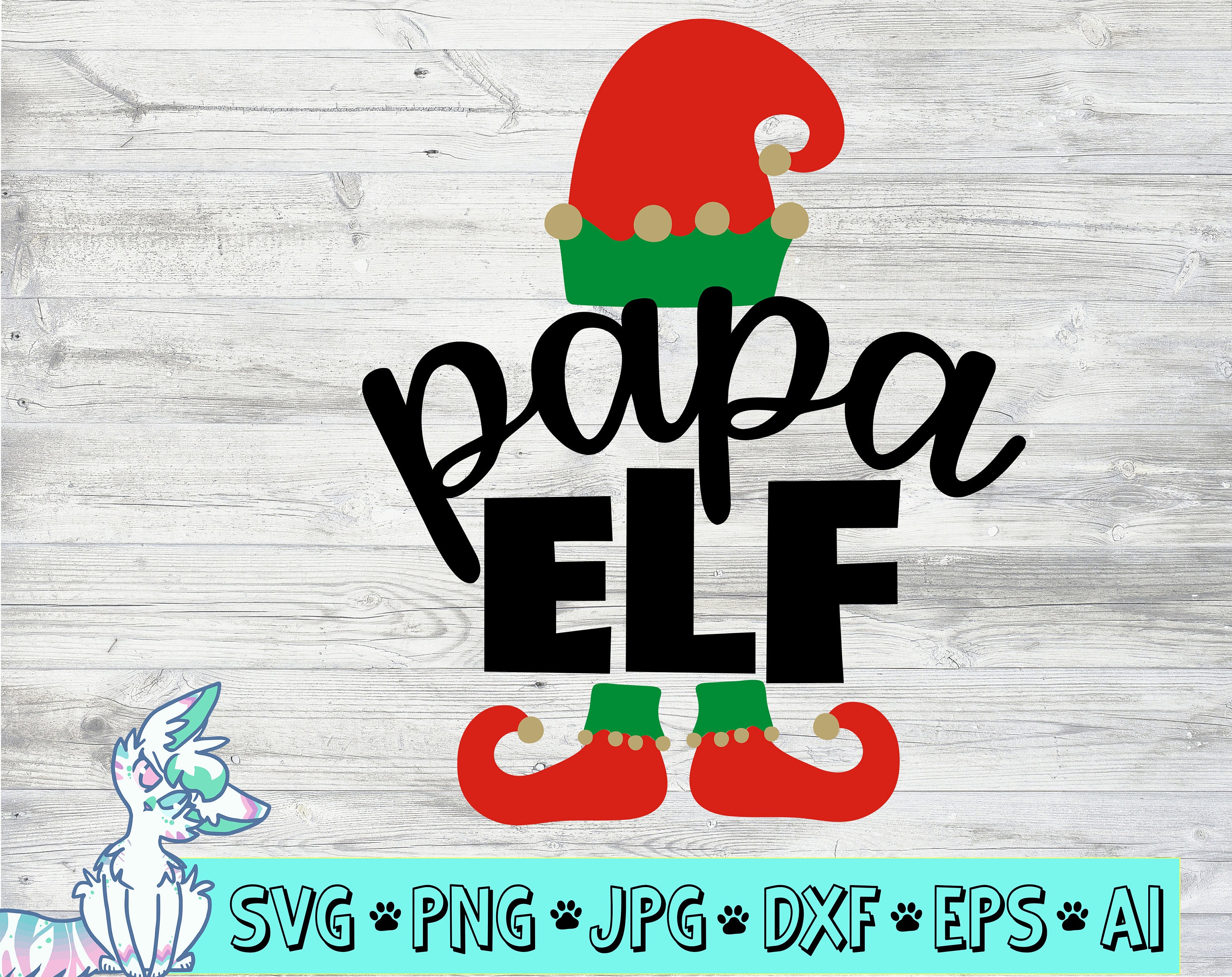 Christmas Svg Papa Elf Svg Family Christmas Svg Christmas | Etsy