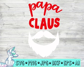 Dad Claus Svg - Etsy