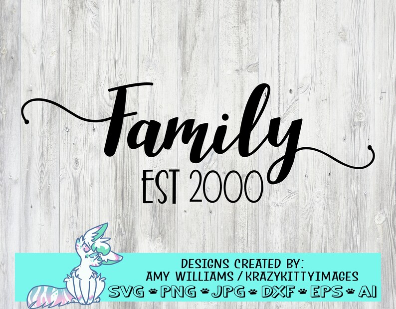 Svg Files Family Svg Family Est Svg Svg Wall Art Home - Etsy