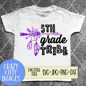 Fifth grade tribe svg Teacher svg 5th Grade svg tribe svg | Etsy