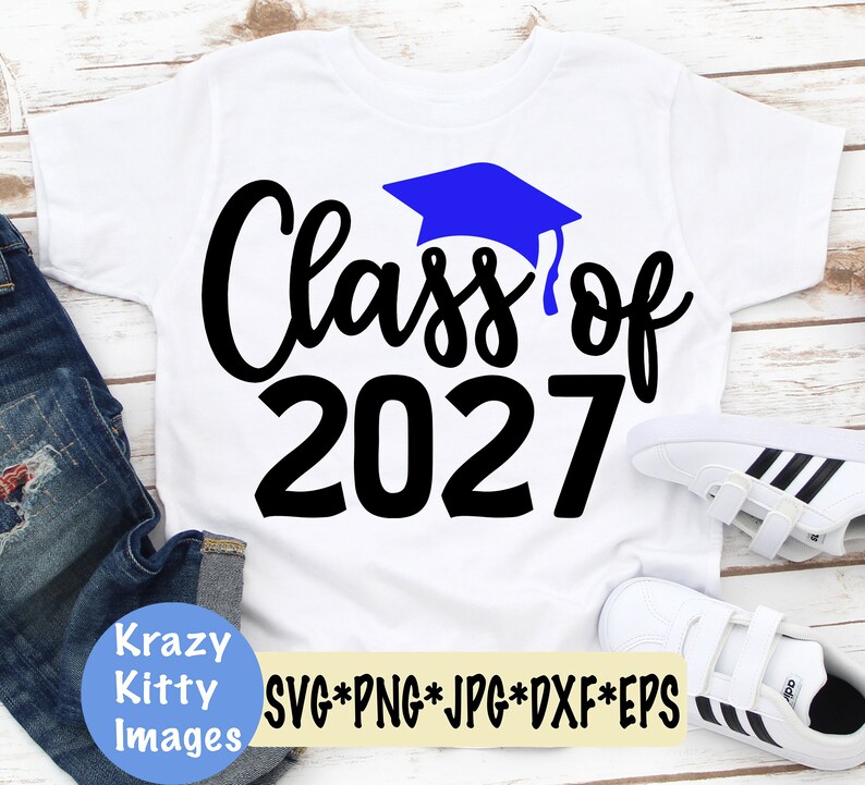 Class of 2027 Svg, Shirt Design, Kindergarten Graduation Svg, Pre-k ...