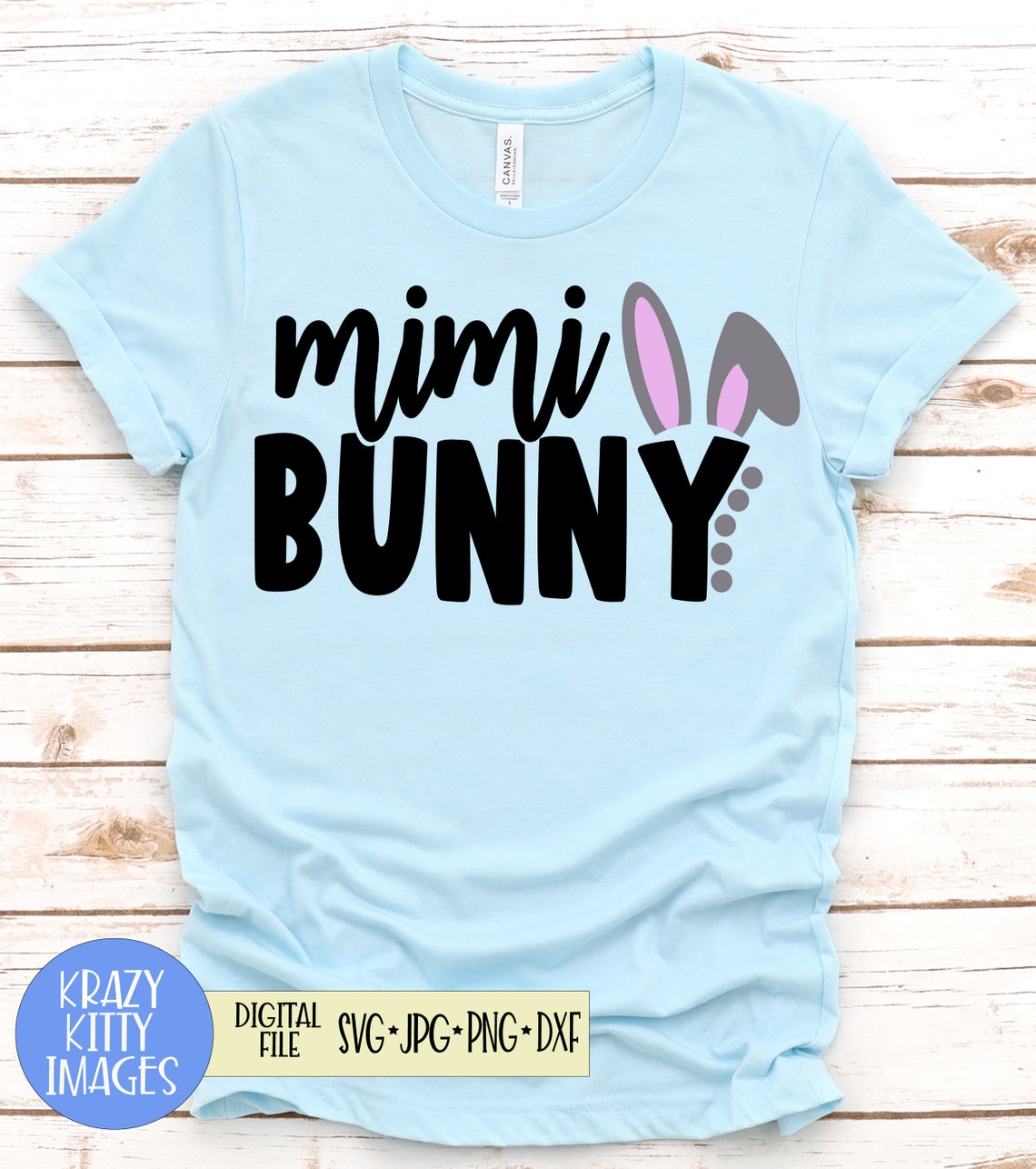 Mimi Bunny SVG Easter Svg Grandma Svg Mimi SVG Eps Png - Etsy