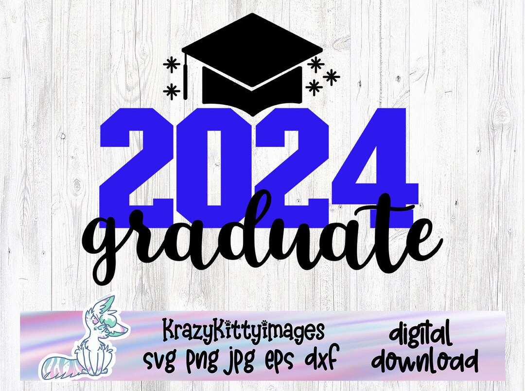 2024 Graduate, Graduation Svg, 2024 Graduate Svg, Senior Graduation ...