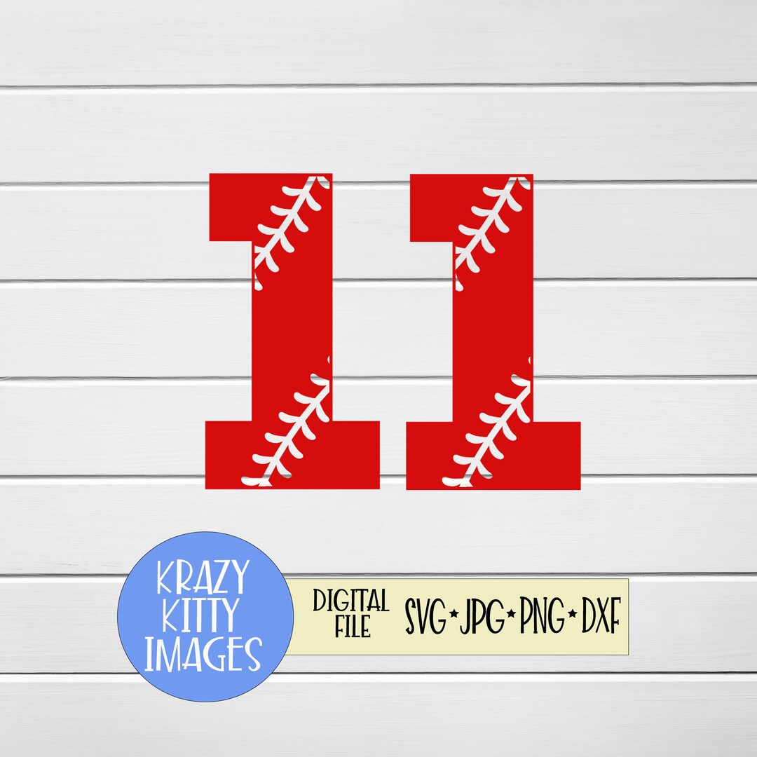 Baseball Birthday Svg, Boys 11th Birthday Svg, Eleven Years Old Svg ...