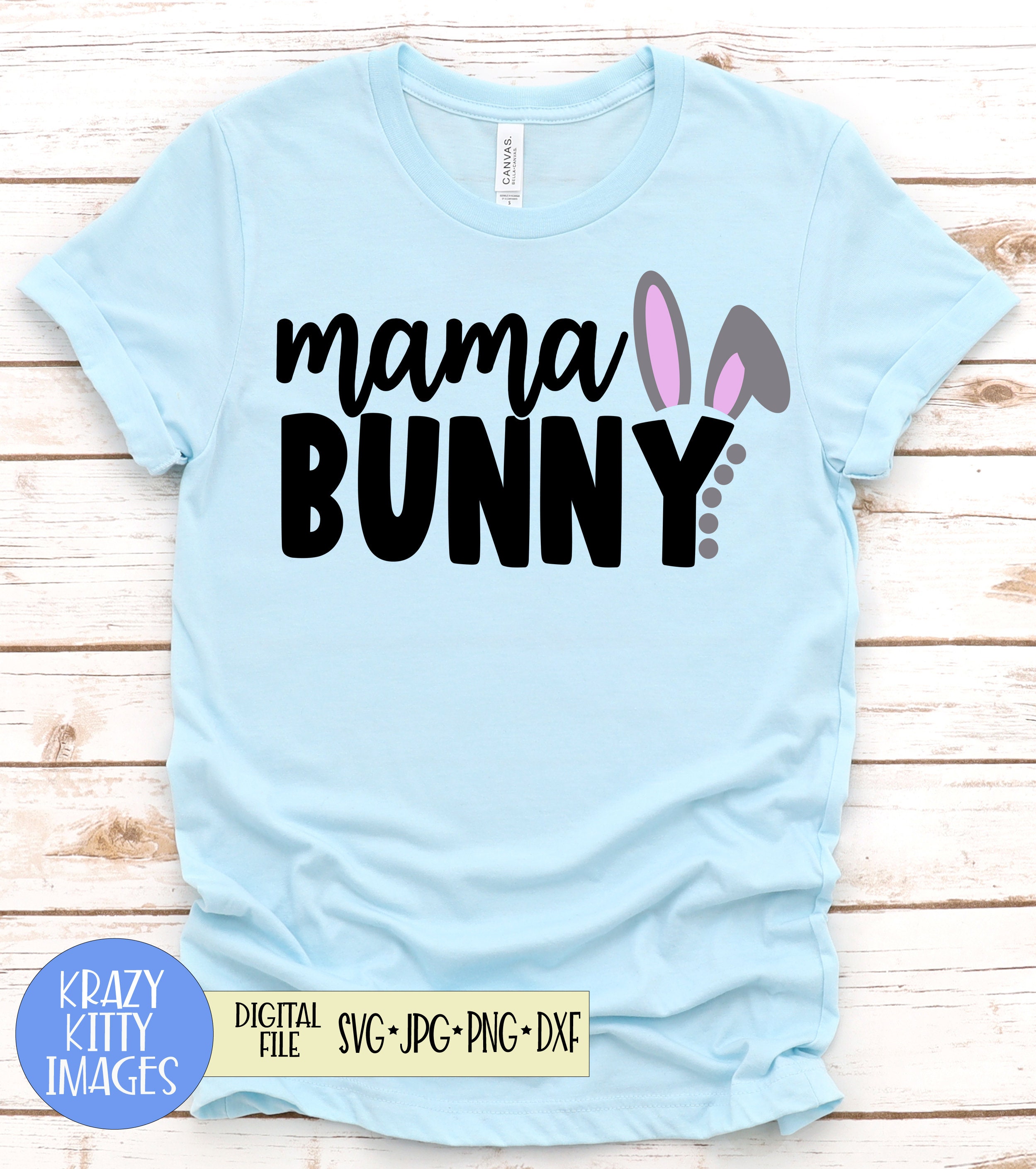 Mama Bunny SVG Easter svg Mother svg mom SVG eps png | Etsy