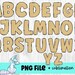 Fall Doodle Letters With Clip Art, Hand Drawn Doodle Alpha Bundle ...