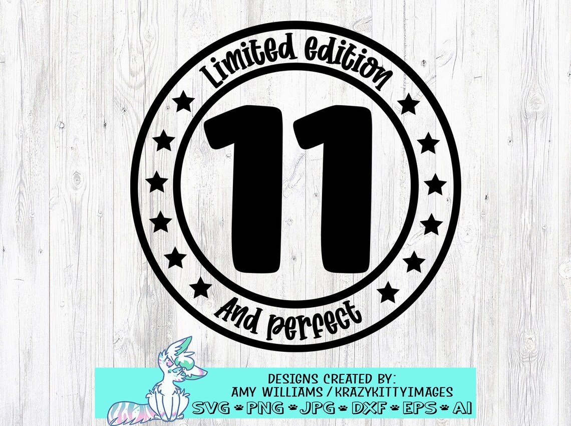 Number 11 Birthday Svg Eleventh Svg 11 Year Old Svg Eleven - Etsy
