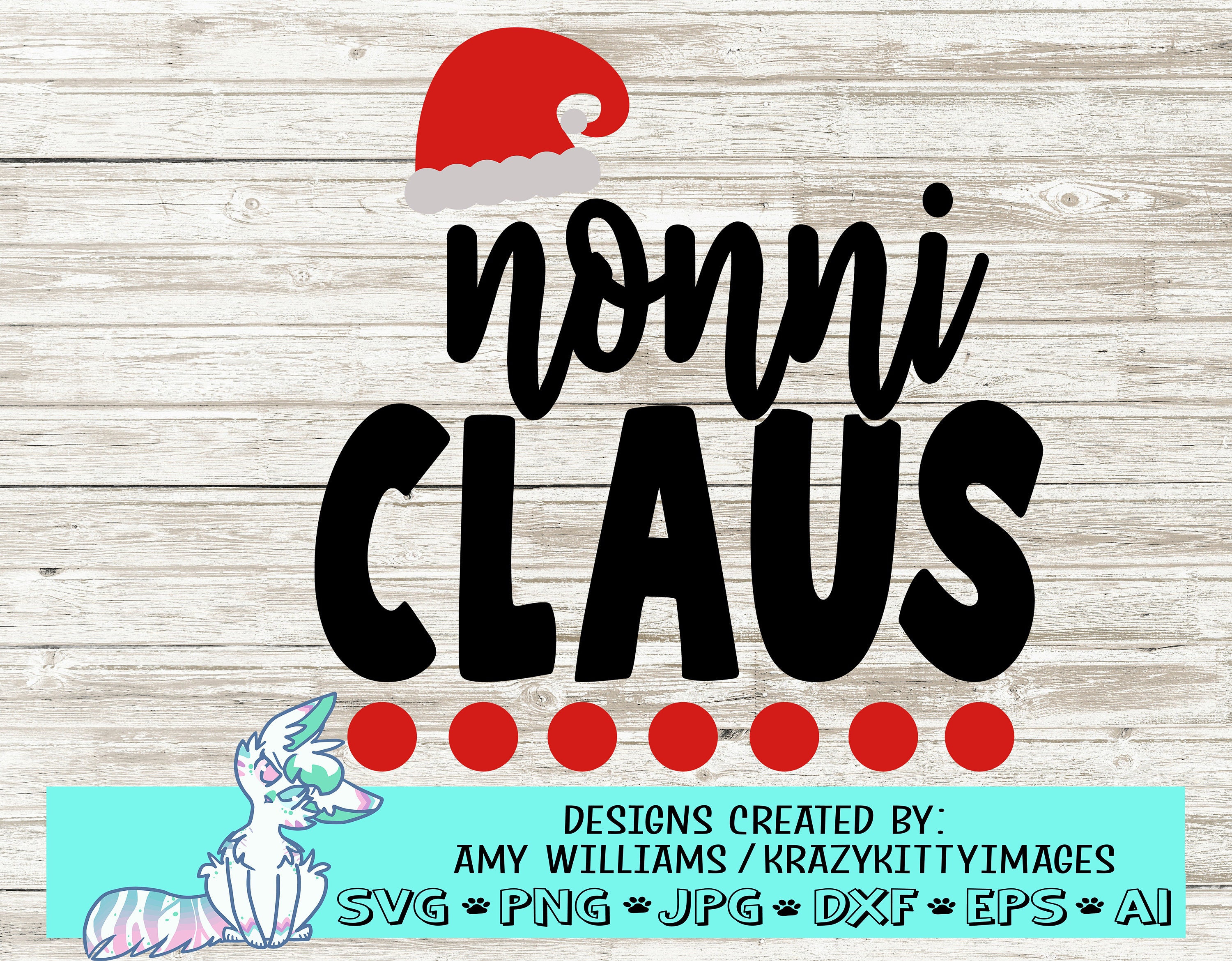 Nonni Claus Svg, Christmas Grandma Santa Svg, Nonni Grandma Shirt ...