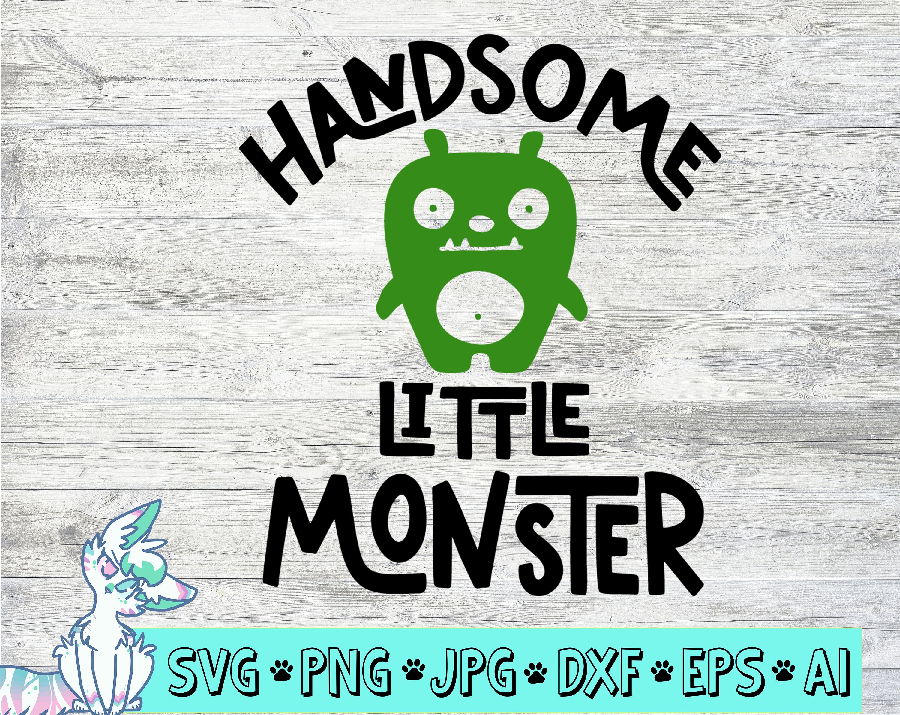 Pequeño monstruo guapo svg monstruo Svg svg espeluznante - Etsy México