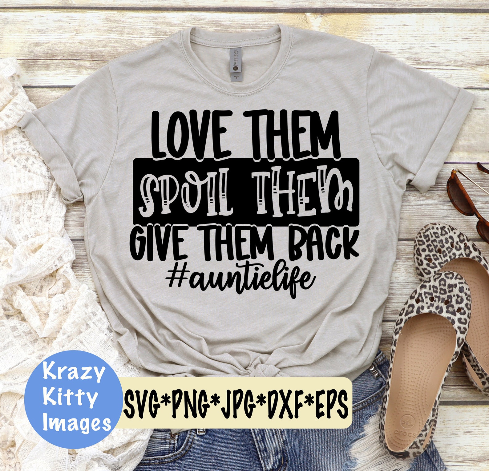 Auntie Life Svg Aunt Svg Funny Aunt Svg Love Them Spoil | Etsy