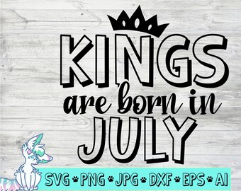 Birthday King SVG Bundle Kings Are Born in SVG Bundle - Etsy