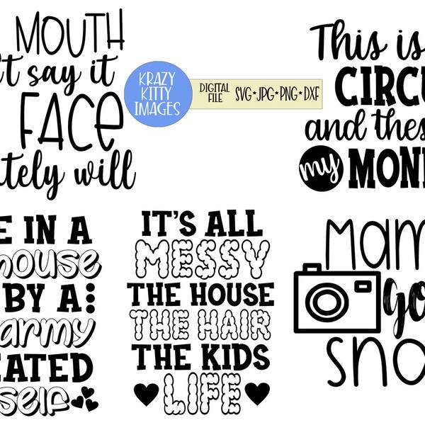 Its All Messy Svg - Etsy