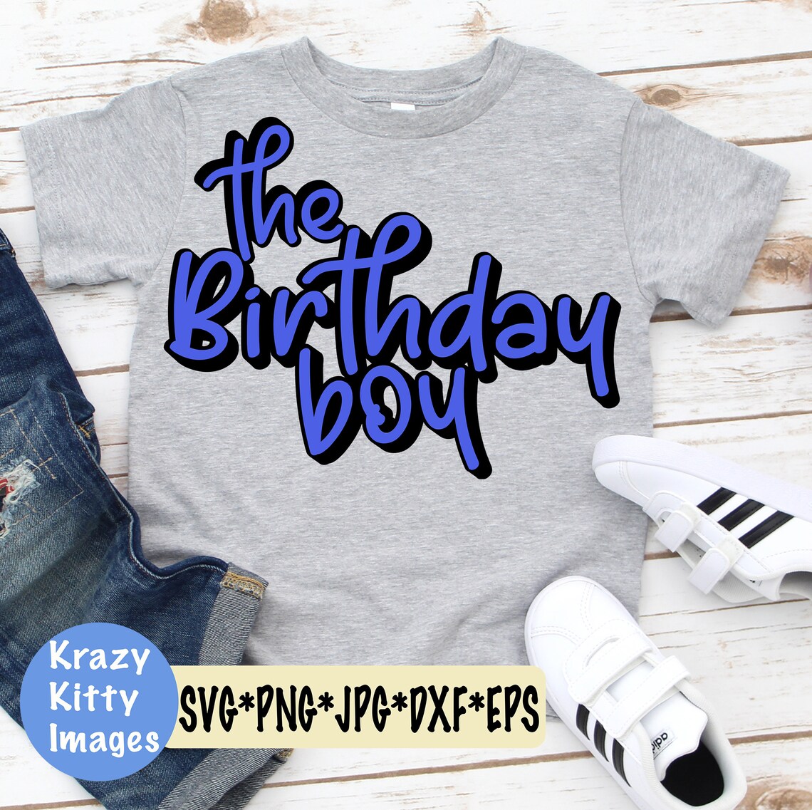 Birthday Boy SVG Cut File Digital File Svg Kids Svg | Etsy