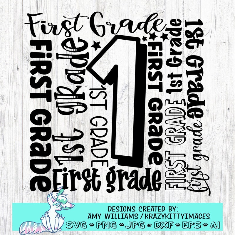 1st Grade Art Label - Etsy