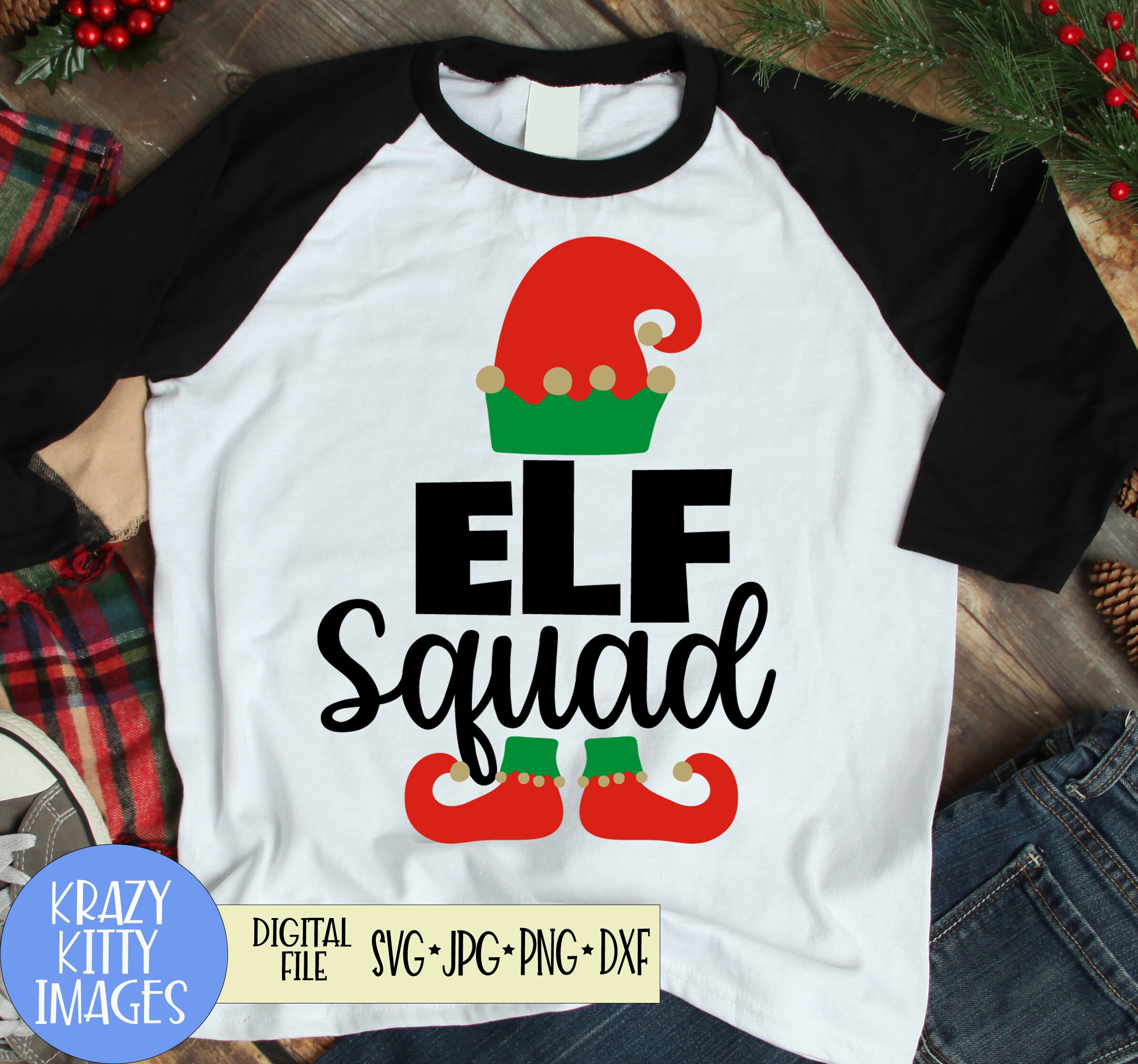 Elf Squad Svg, Elf Svg, Christmas Svg, Dxf, Eps, Squad Svg, Elf Hat ...