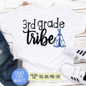 3rd Grade Tribe Svg, Third Grade Tribe Svg, 3rd Grade Svg, 3rd Grade ...
