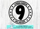 Number 9 Birthday Svg Nine Svg 9 Year Old Svg Ninth - Etsy Canada