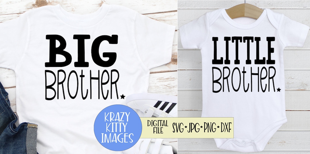 Big Brother Svg, Little Brother Svg, Big Brother Little Brother Svg ...