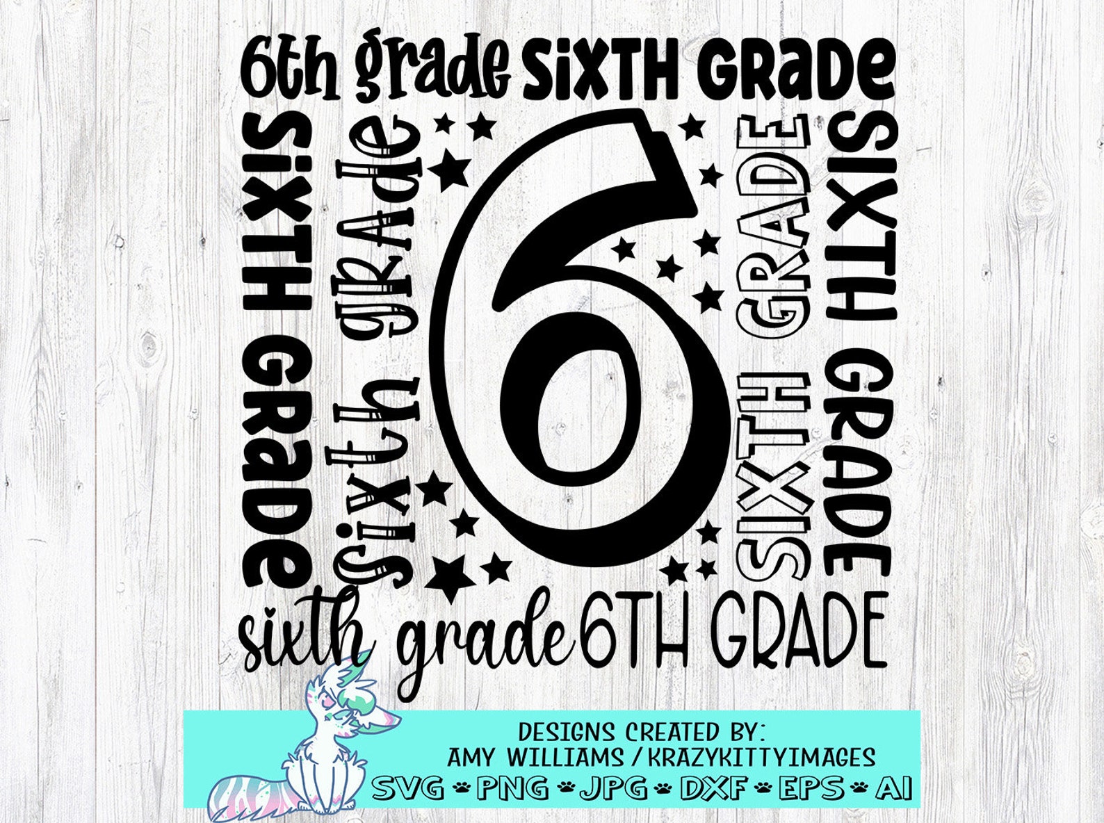 Back to School 6th Grade Svg Sixth Grade Png Sublimation - Etsy