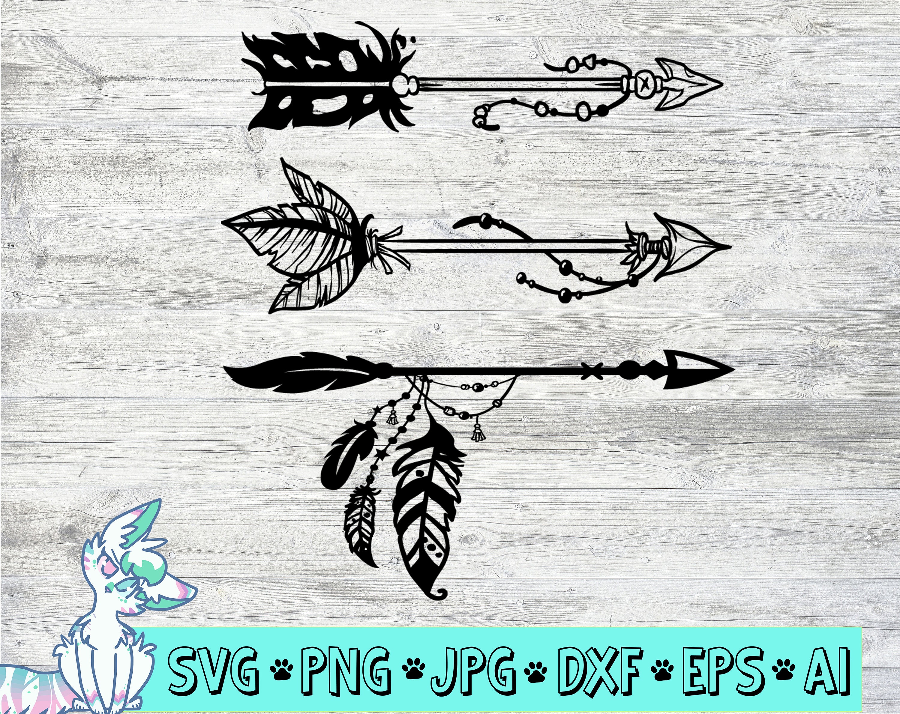Feathered Arrow Clip Art