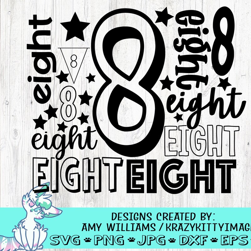 Eight Birthday - Etsy