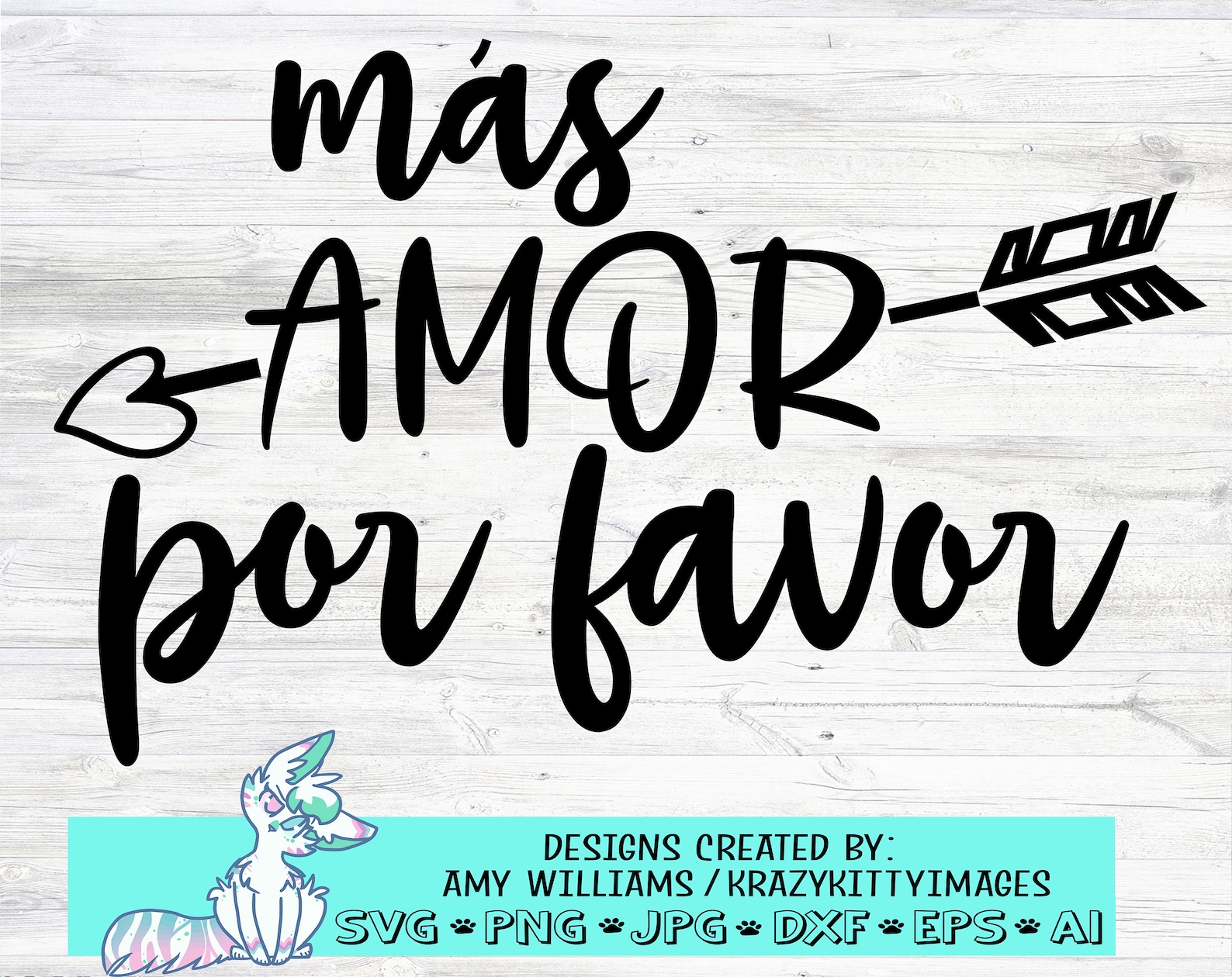 Mas Amor Por Favor Svg Spanish Valentines Day Svg Spanish - Etsy