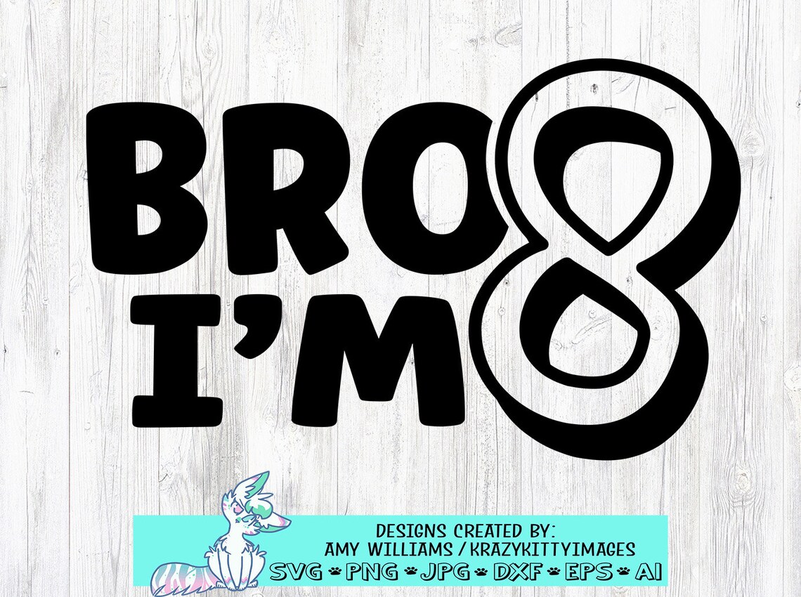 Eighth Birthday Svg 8 Years Old Birthday Boy Cut File Funny | Etsy