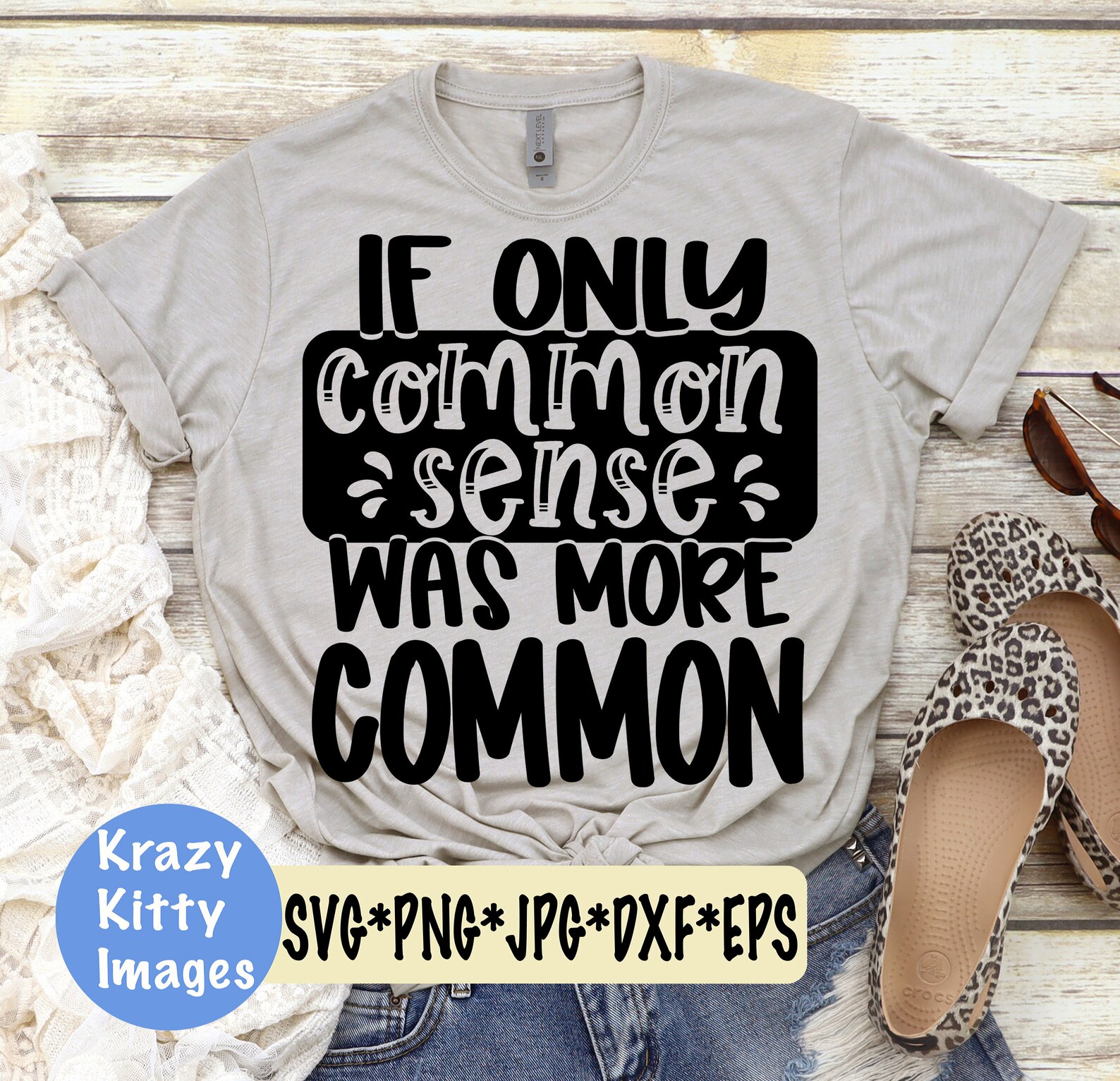 Common Sense Svg Sarcastic SVG Humor Svg Common Sense Clip | Etsy