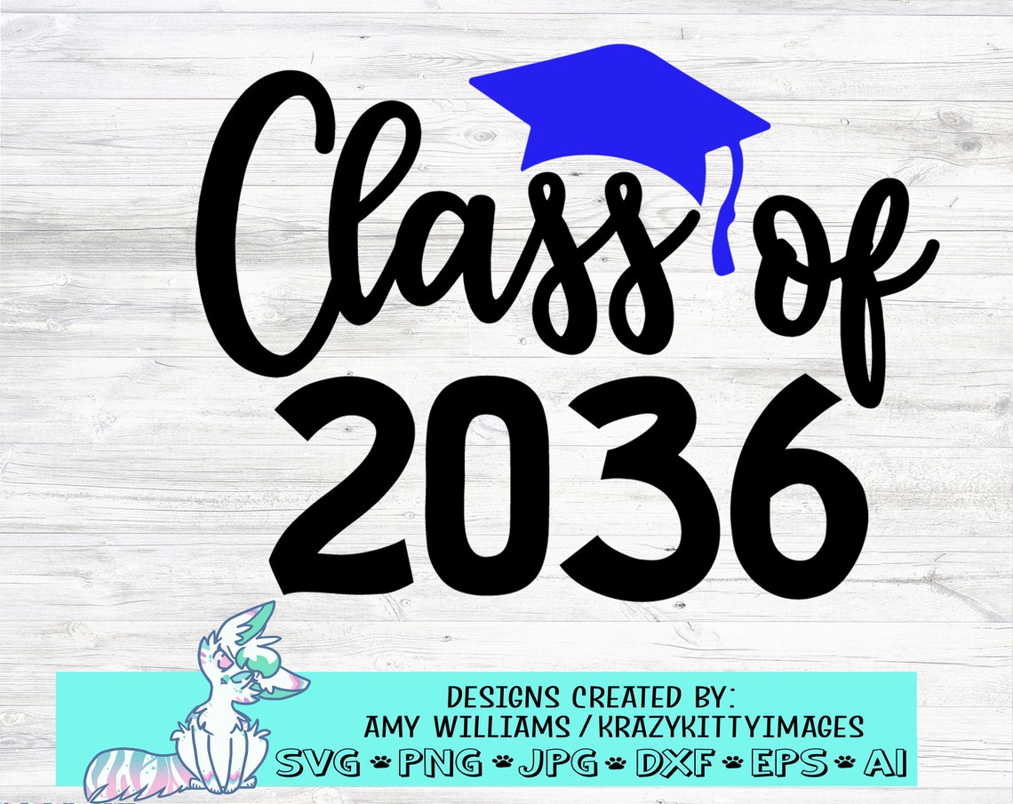 Class of 2036 SVG Pre-school Graduation Svg Class of 2020 - Etsy