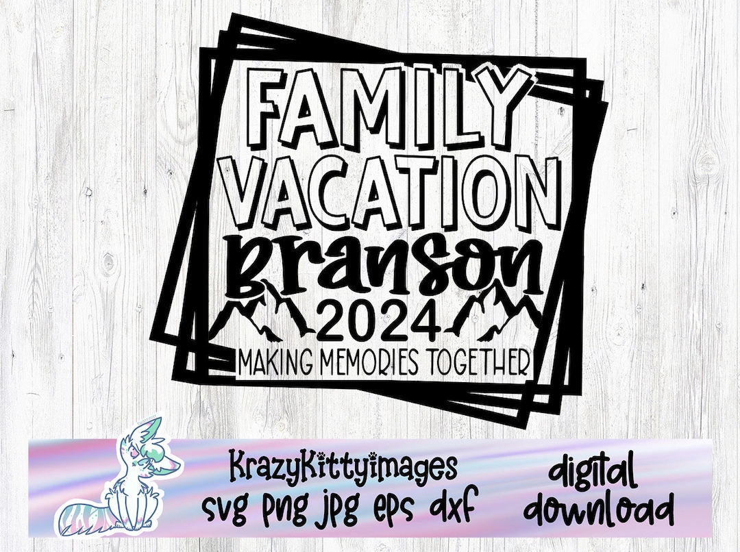 Branson Family Vacation SVG: Missouri Trip Design (digital Download) - Etsy