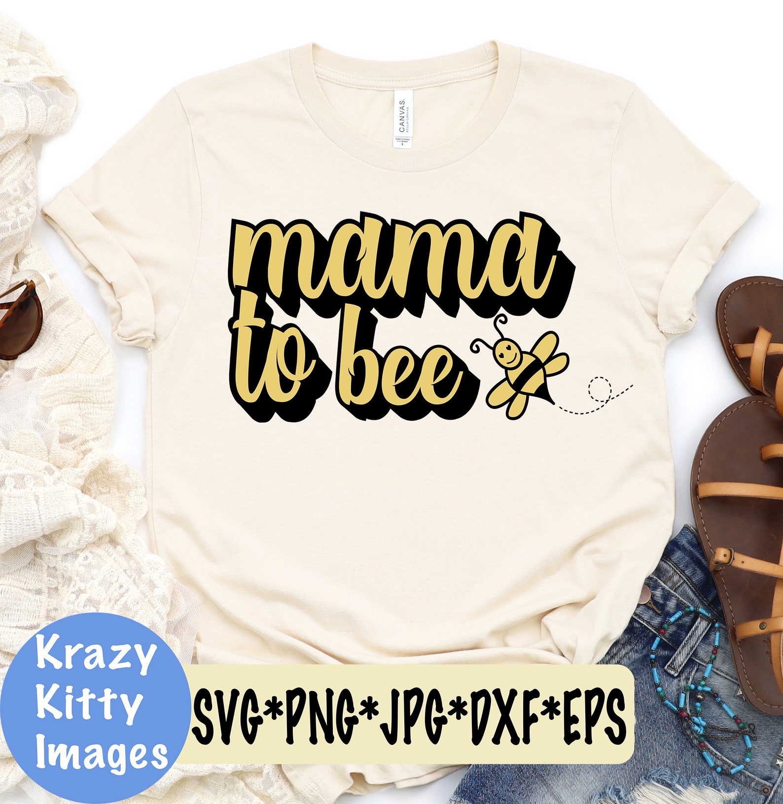 Mama to Be Svg Mama to Bee Svg Bee Svg Cut File Pregnancy - Etsy
