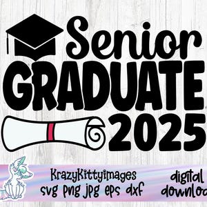 2025 Graduation Squad SVG: Matching Shirts Design (digital Download) - Etsy