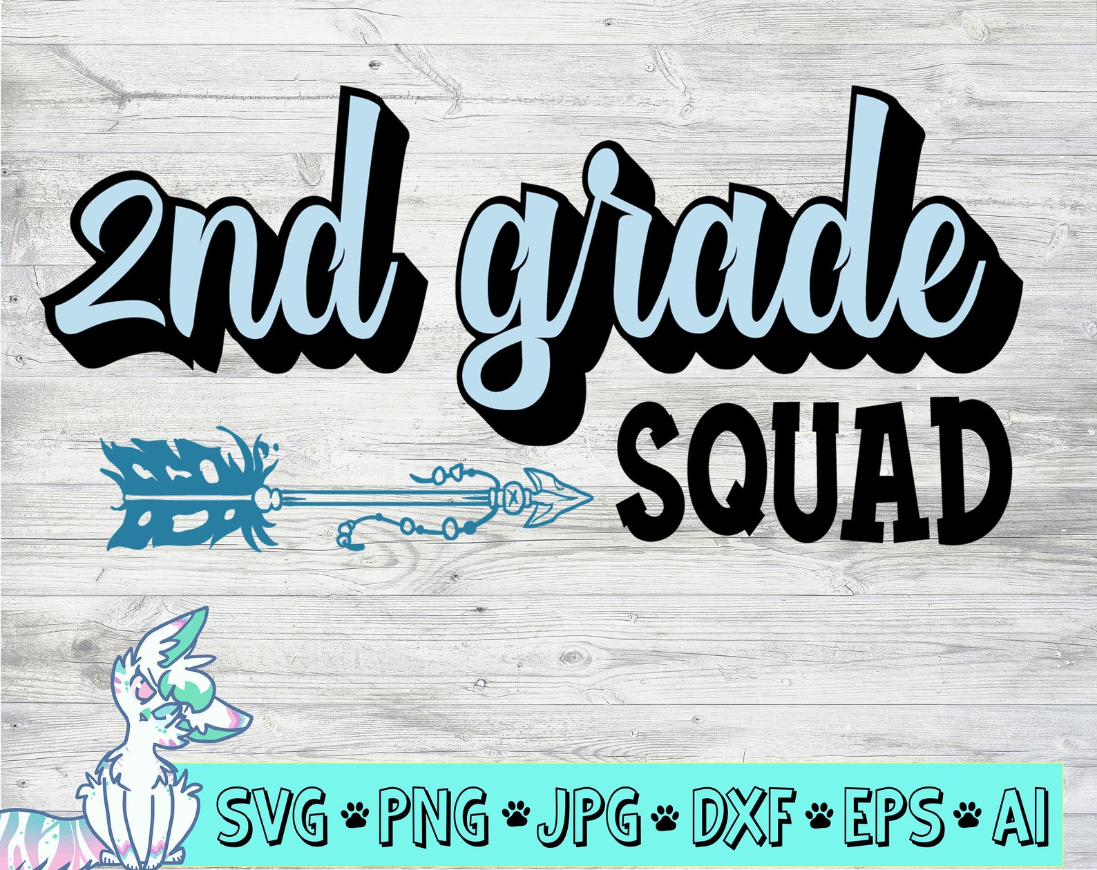 2nd Grade Squad Svg First Day of 2nd Grade Svg 2nd Grade - Etsy