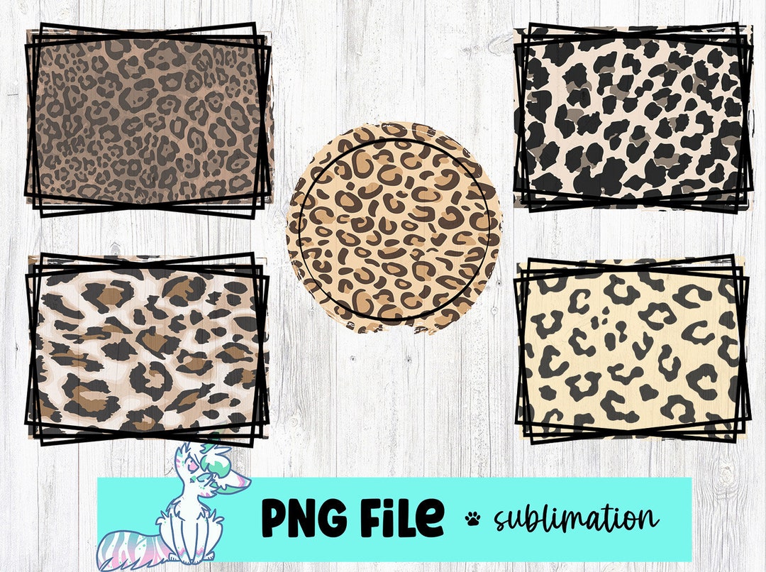 Sublimation Design Backgrounds, Leopard Print Sublimation Background ...