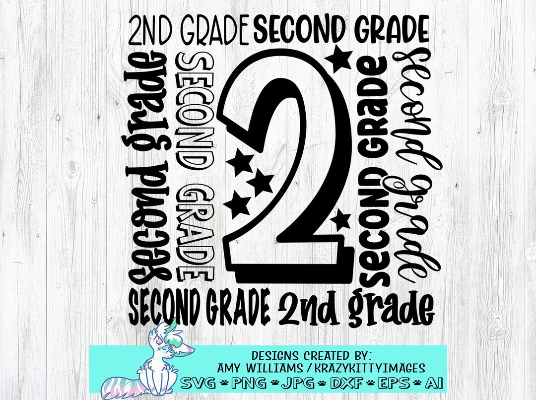 Back to School 2nd Grade Svg Cut File,first Day of School Boys Svg, 2nd ...