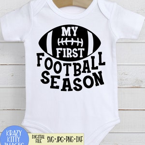 My First Football Season Svg, Babies Football Svg, First Football Svg ...